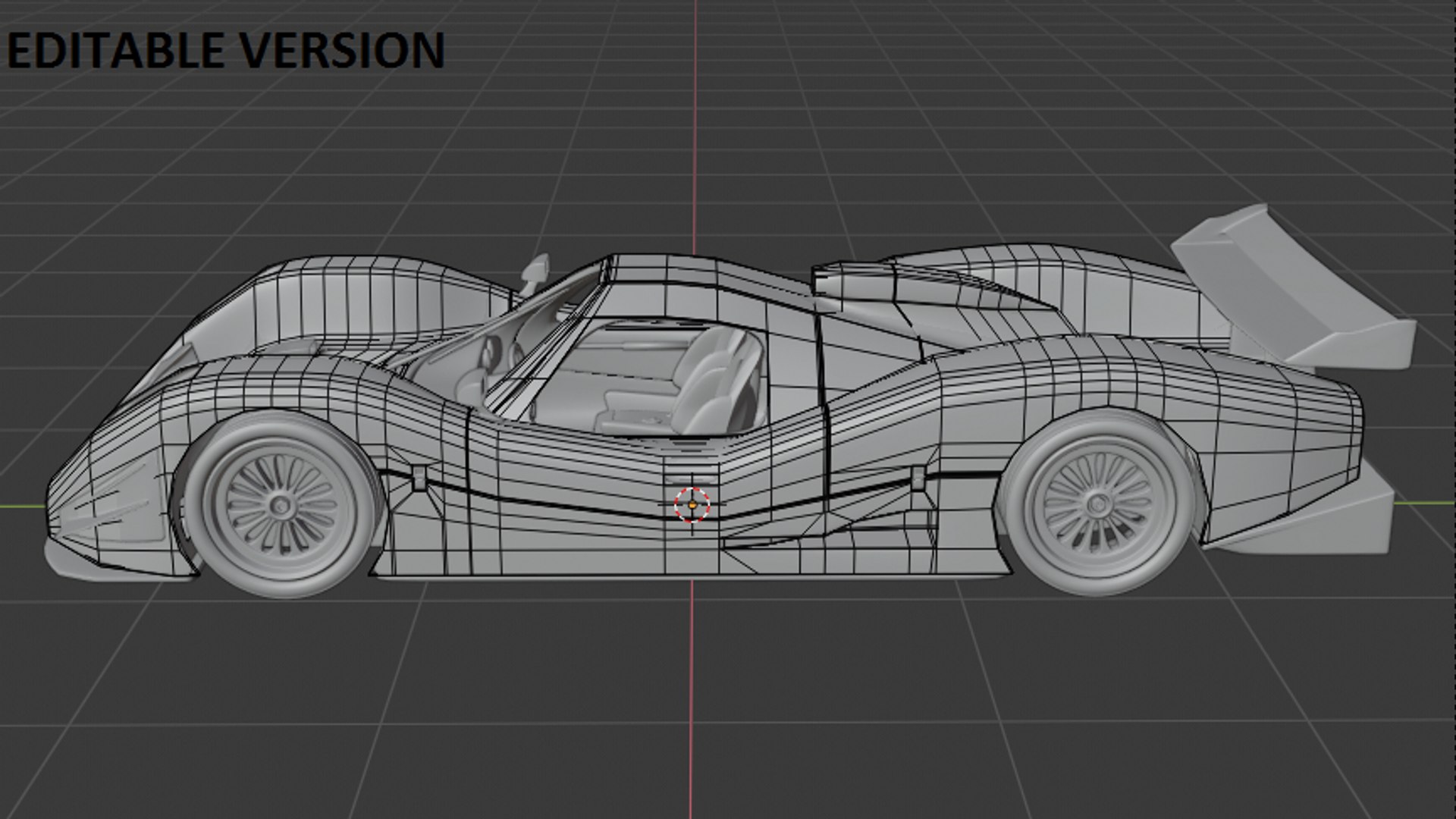 3D e-lmp concept racing car model - TurboSquid 1536584