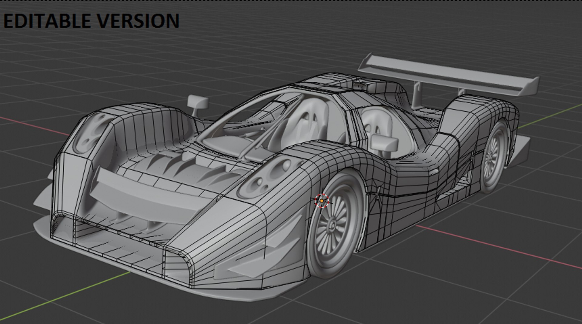 3D e-lmp concept racing car model - TurboSquid 1536584