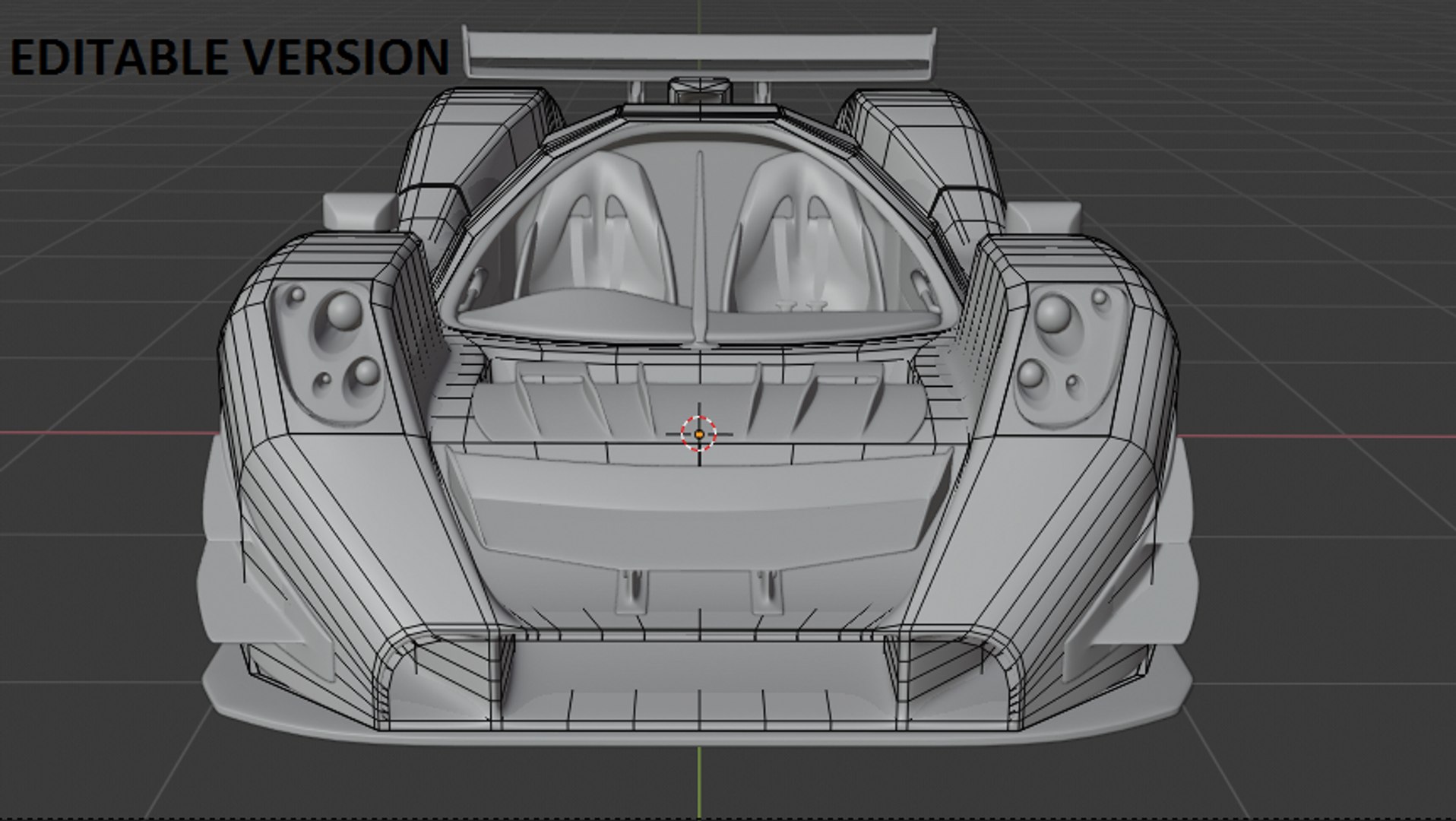 3D e-lmp concept racing car model - TurboSquid 1536584