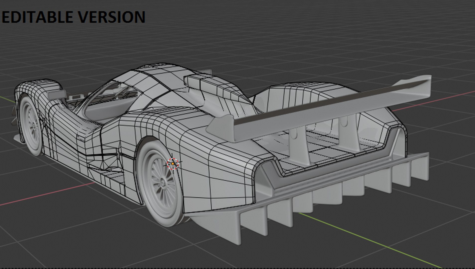 3D e-lmp concept racing car model - TurboSquid 1536584