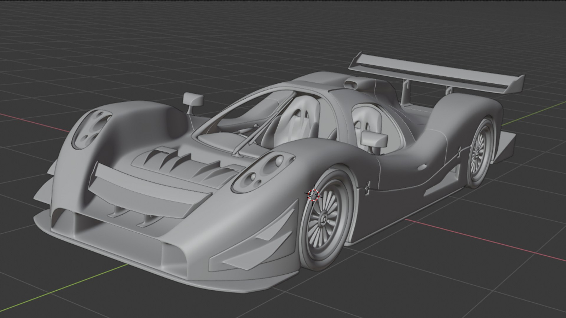 3D e-lmp concept racing car model - TurboSquid 1536584