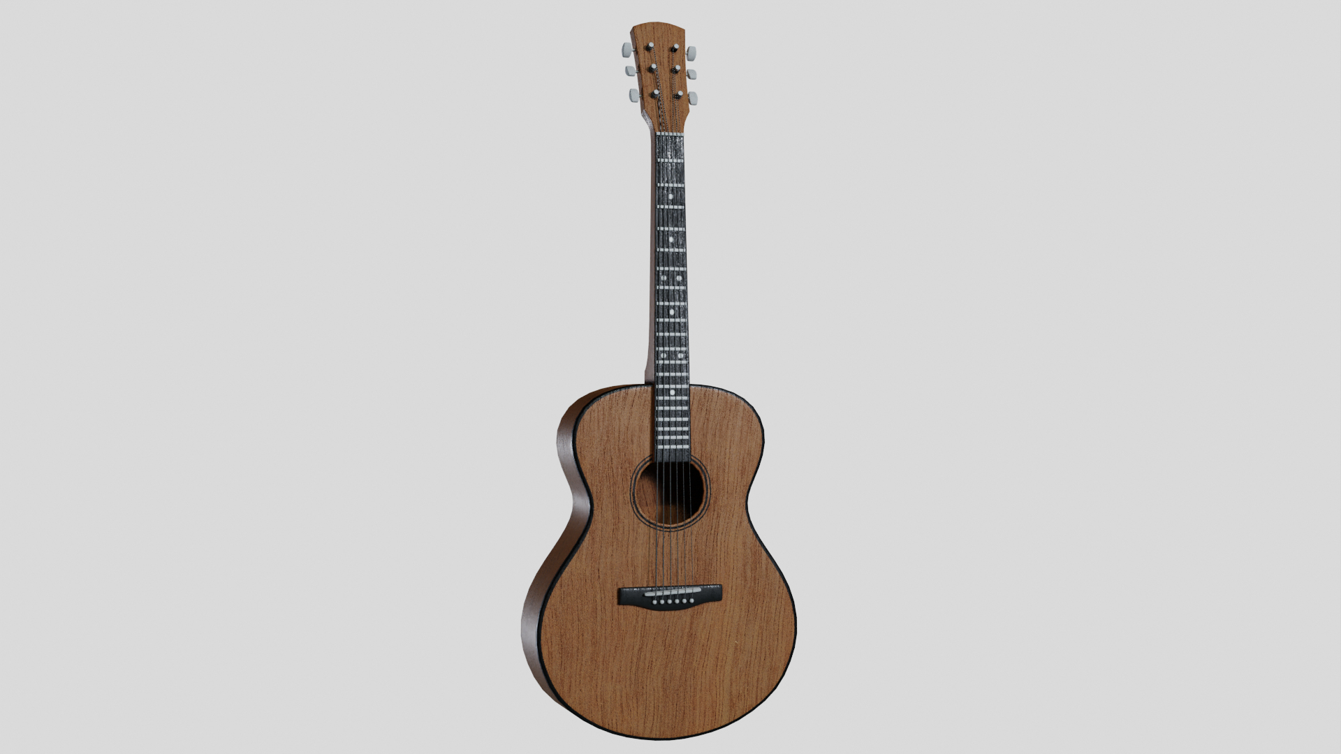 3D Acoustic Guitar Model - TurboSquid 2000045
