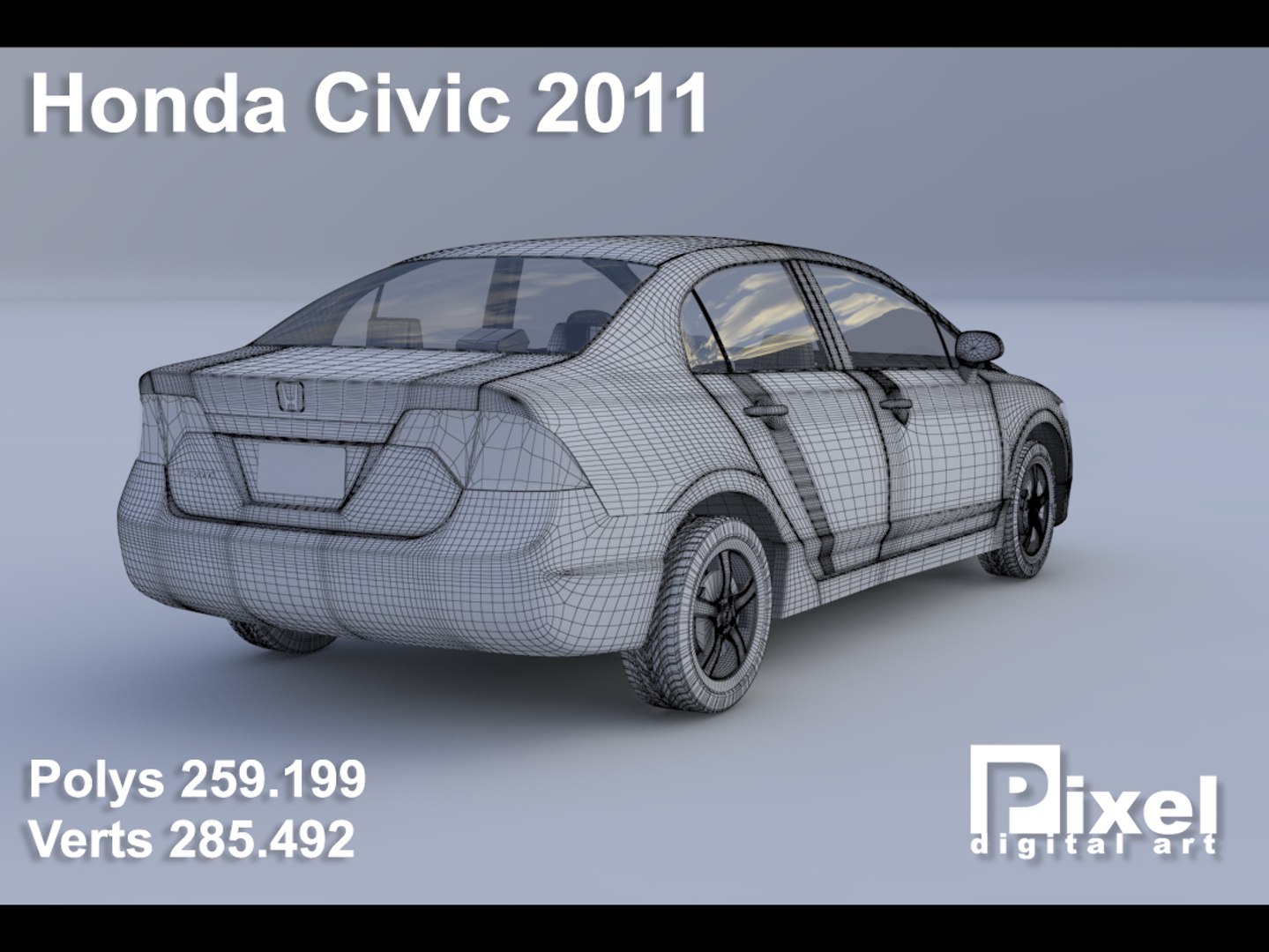 Honda Civic 3D Model - TurboSquid 1323548