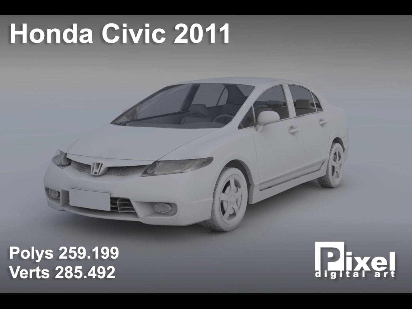 Honda Civic 3D Model - TurboSquid 1323548