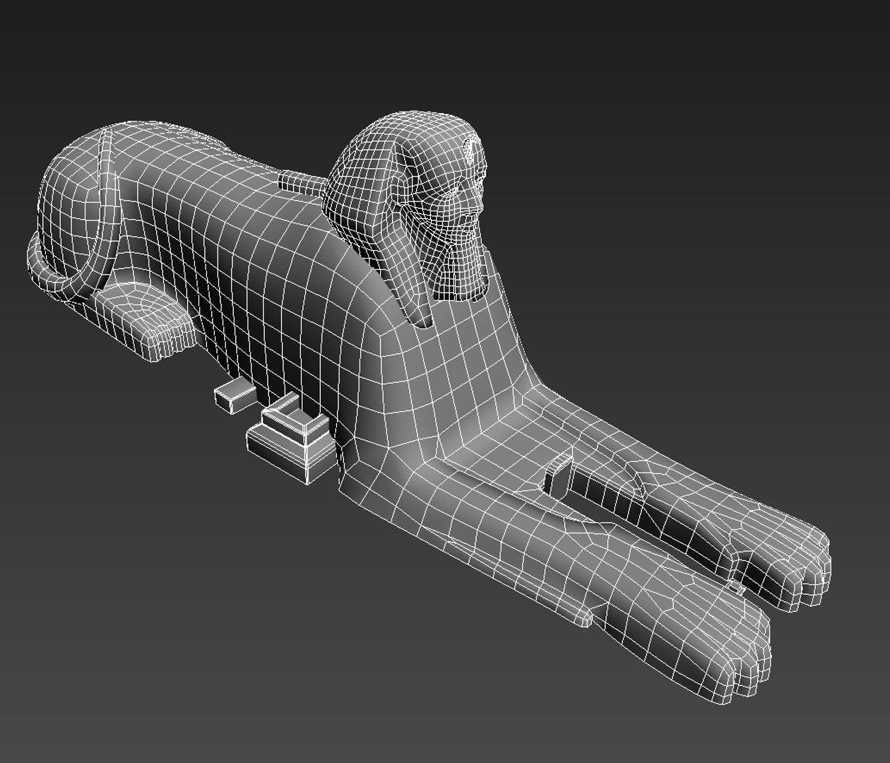 3D Great Sphinx Giza - TurboSquid 1439435