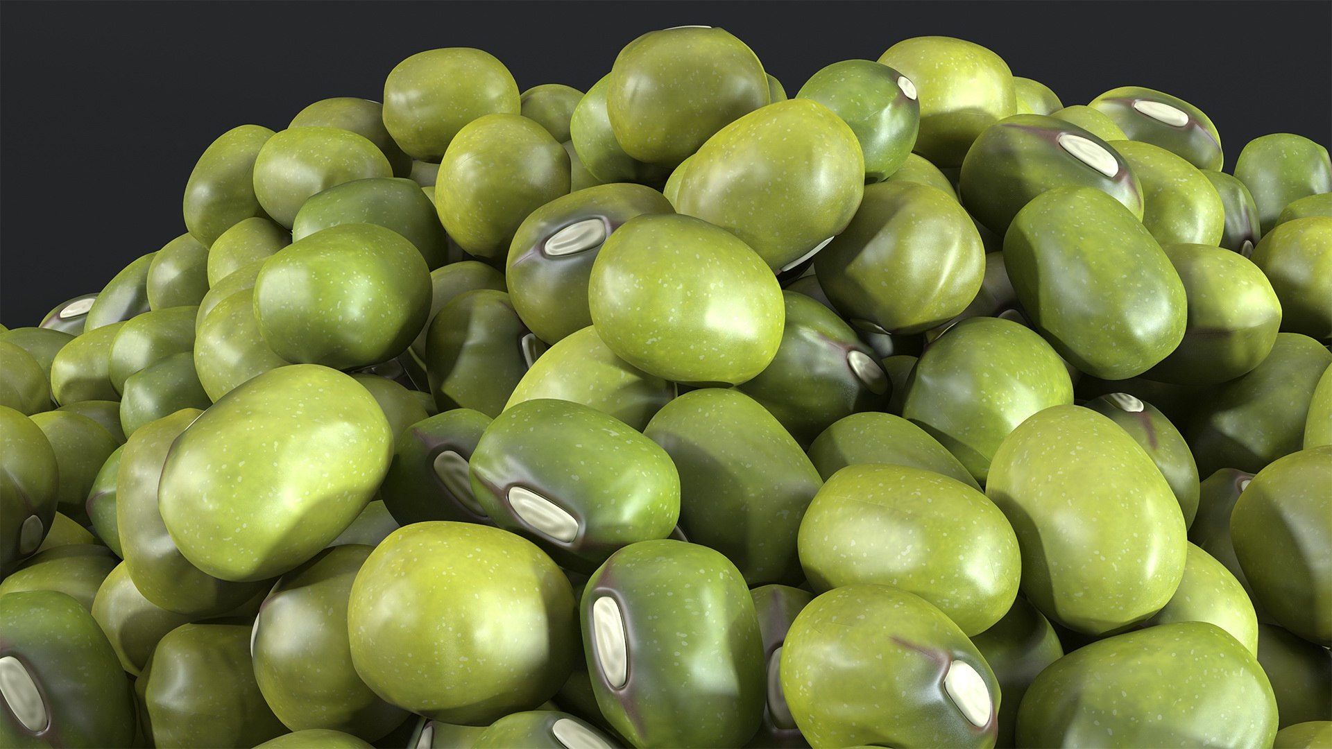Mung Beans Pile 3D Model - TurboSquid 1551436