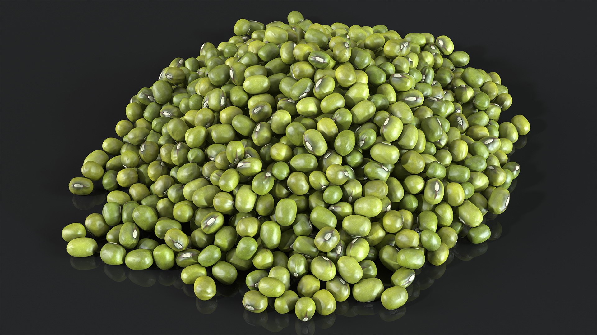 Mung Beans Pile 3D Model - TurboSquid 1551436