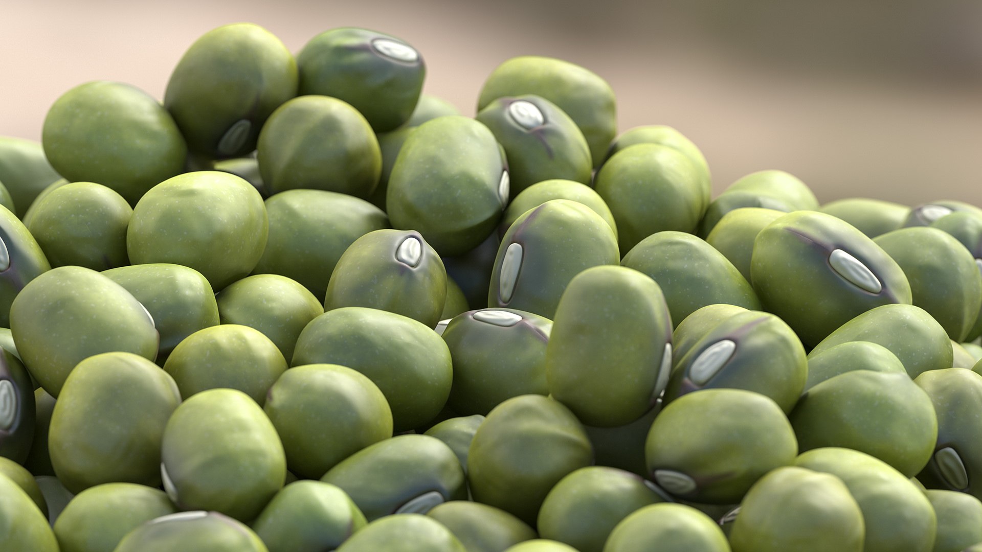 Mung Beans Pile 3D Model - TurboSquid 1551436