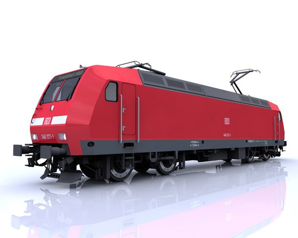 3d model br 146 passenger trains