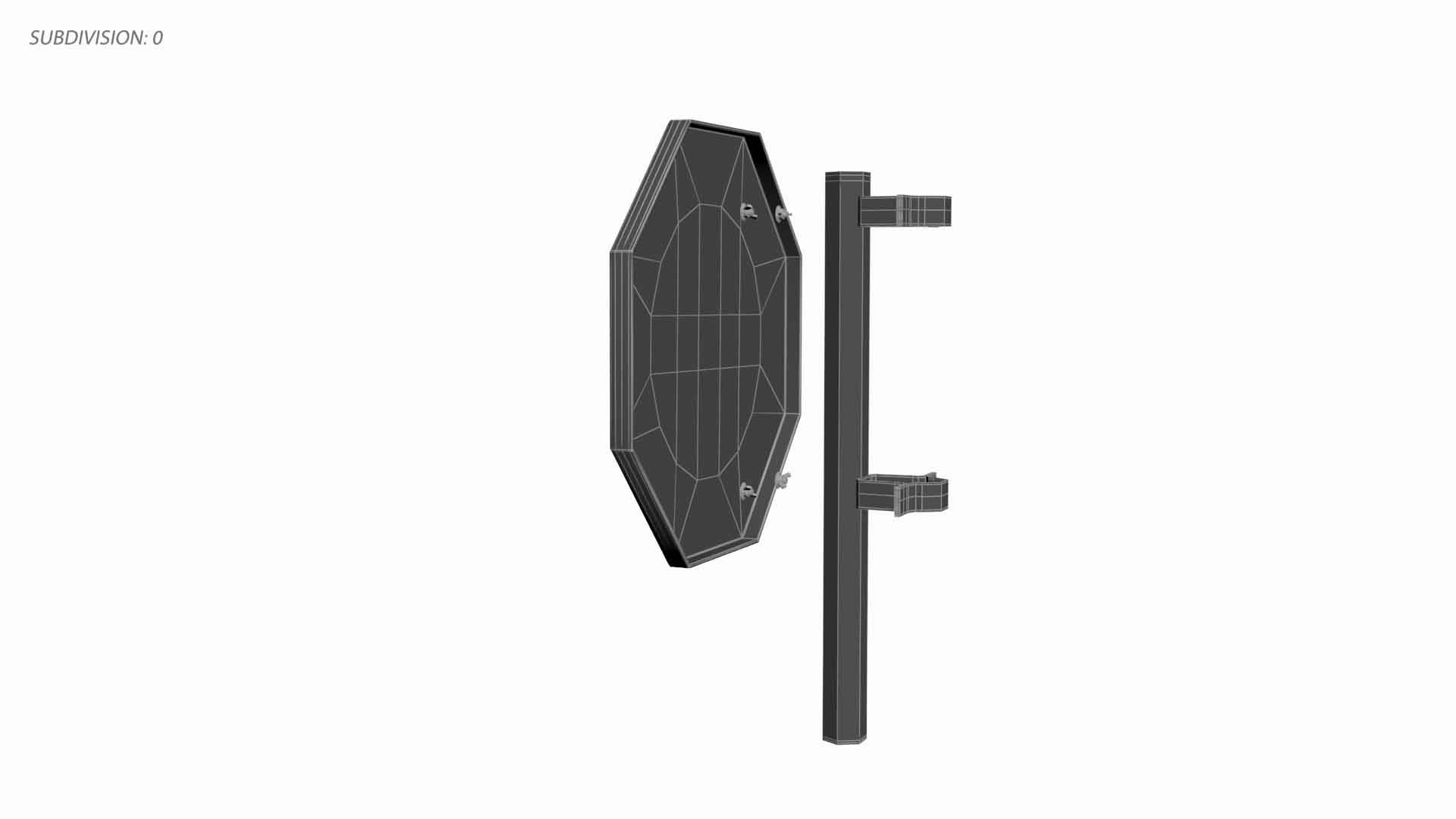 3D model Traffic Stop Sign - TurboSquid 2062159