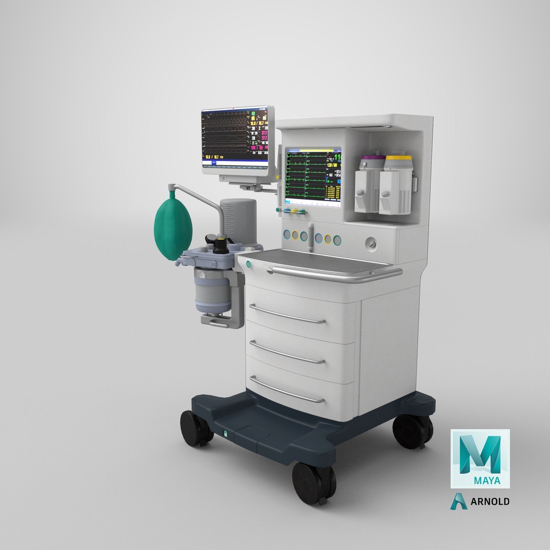 3D Anesthesia Machine On and Off - TurboSquid 1924841