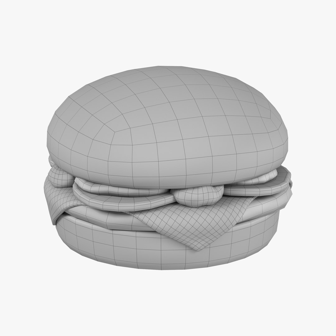 Cheeseburger 3D Model - TurboSquid 2365879