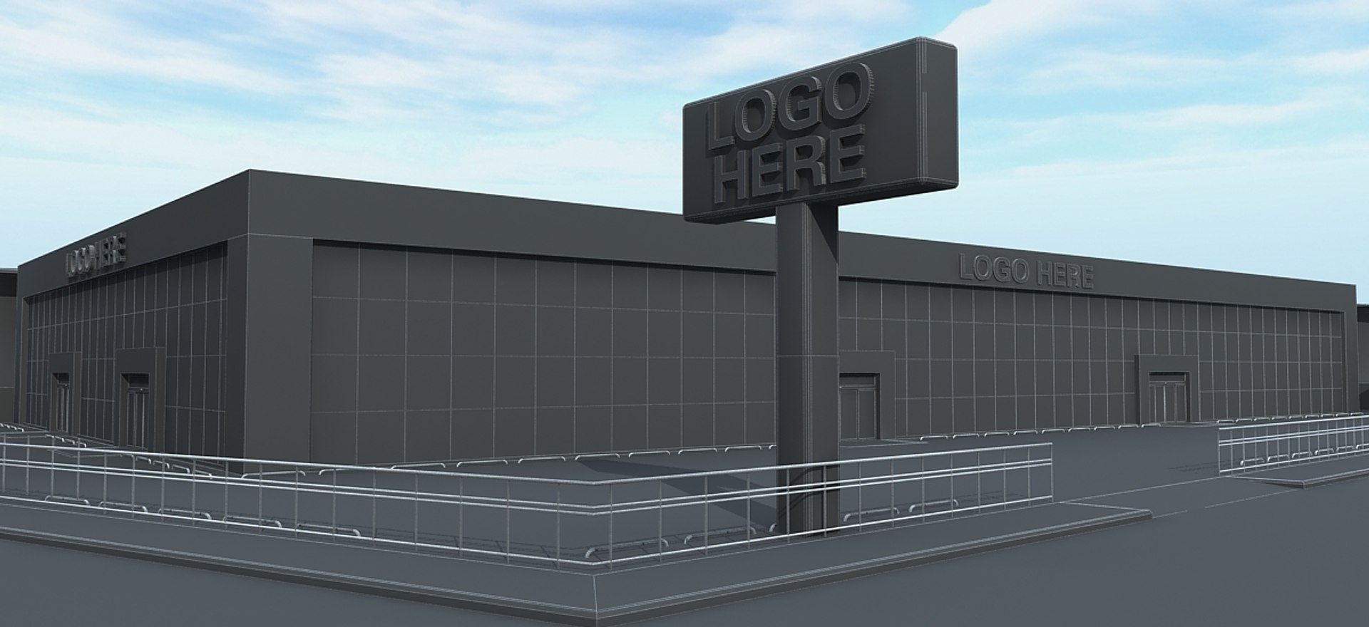 3d Supermarket Realistic