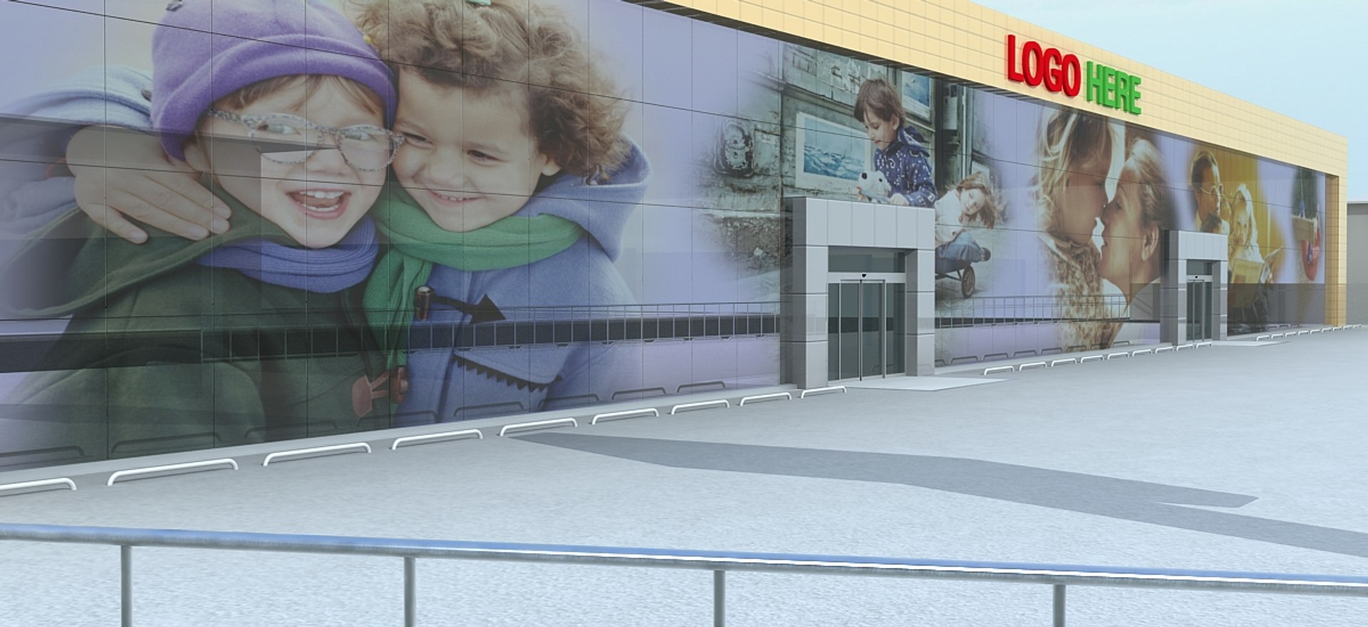 3d Supermarket Realistic