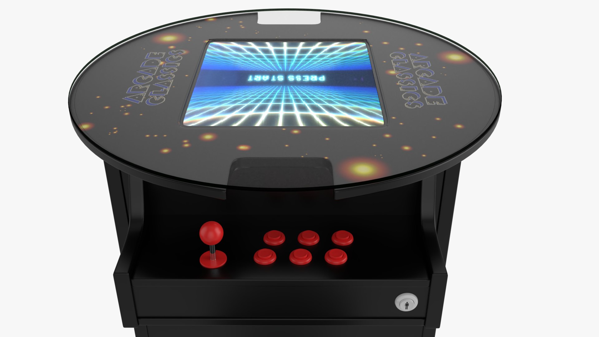 Cocktail arcade games cabinet 3D - TurboSquid 1659762