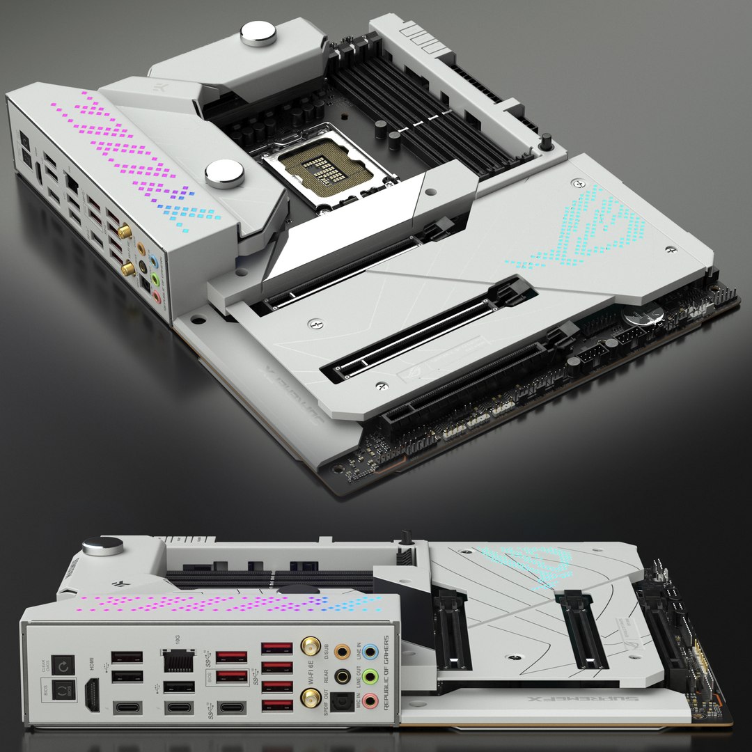 ASUS ROG MAXIMUS Z690 FORMULA 3D Model - TurboSquid 2071060