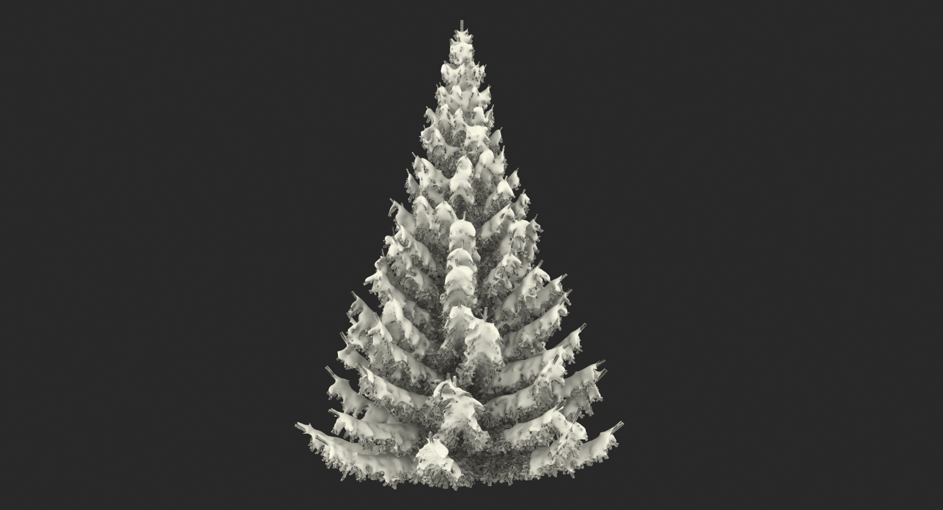 Winter Snow Spruce Tree 3D Model - TurboSquid 1434871
