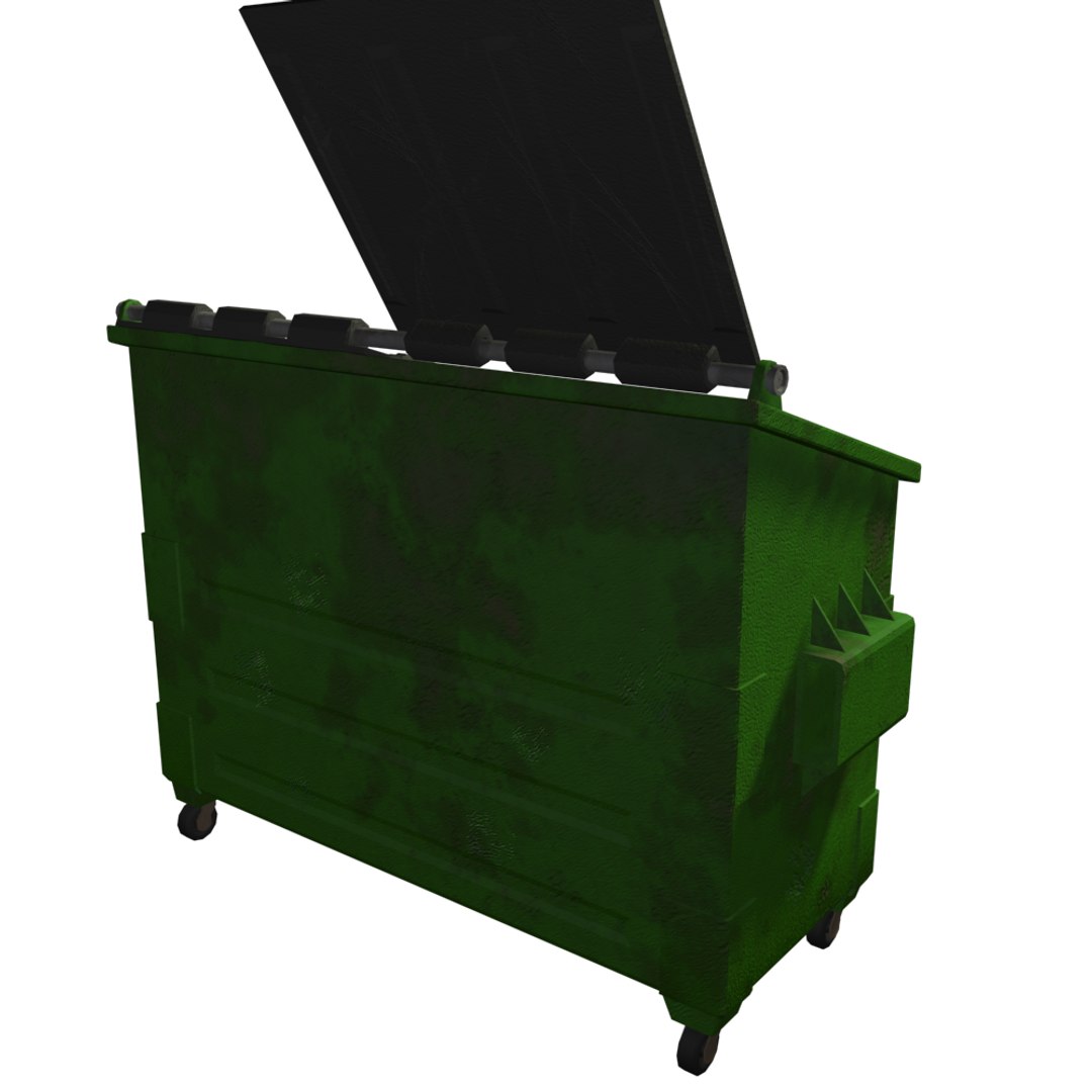 3d Dumpster Dump Model
