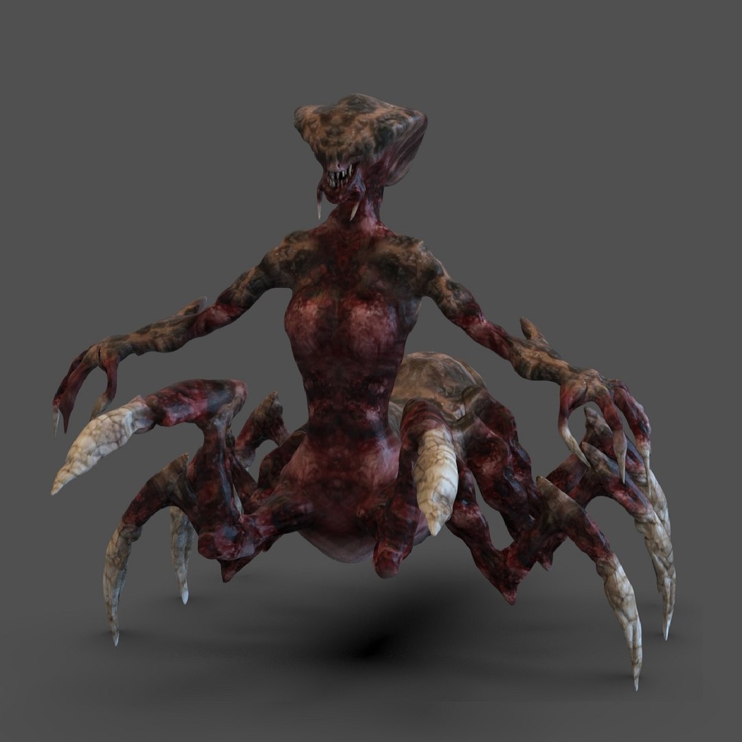 3D Spider Lady Monster - TurboSquid 2277432
