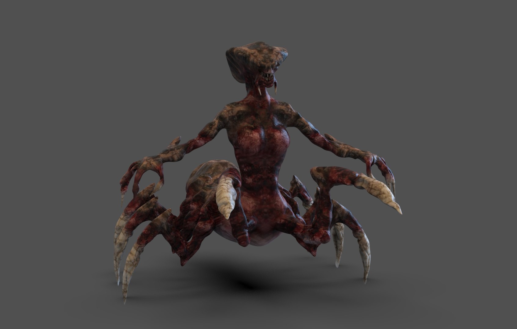 3D Spider Lady Monster - TurboSquid 2277432