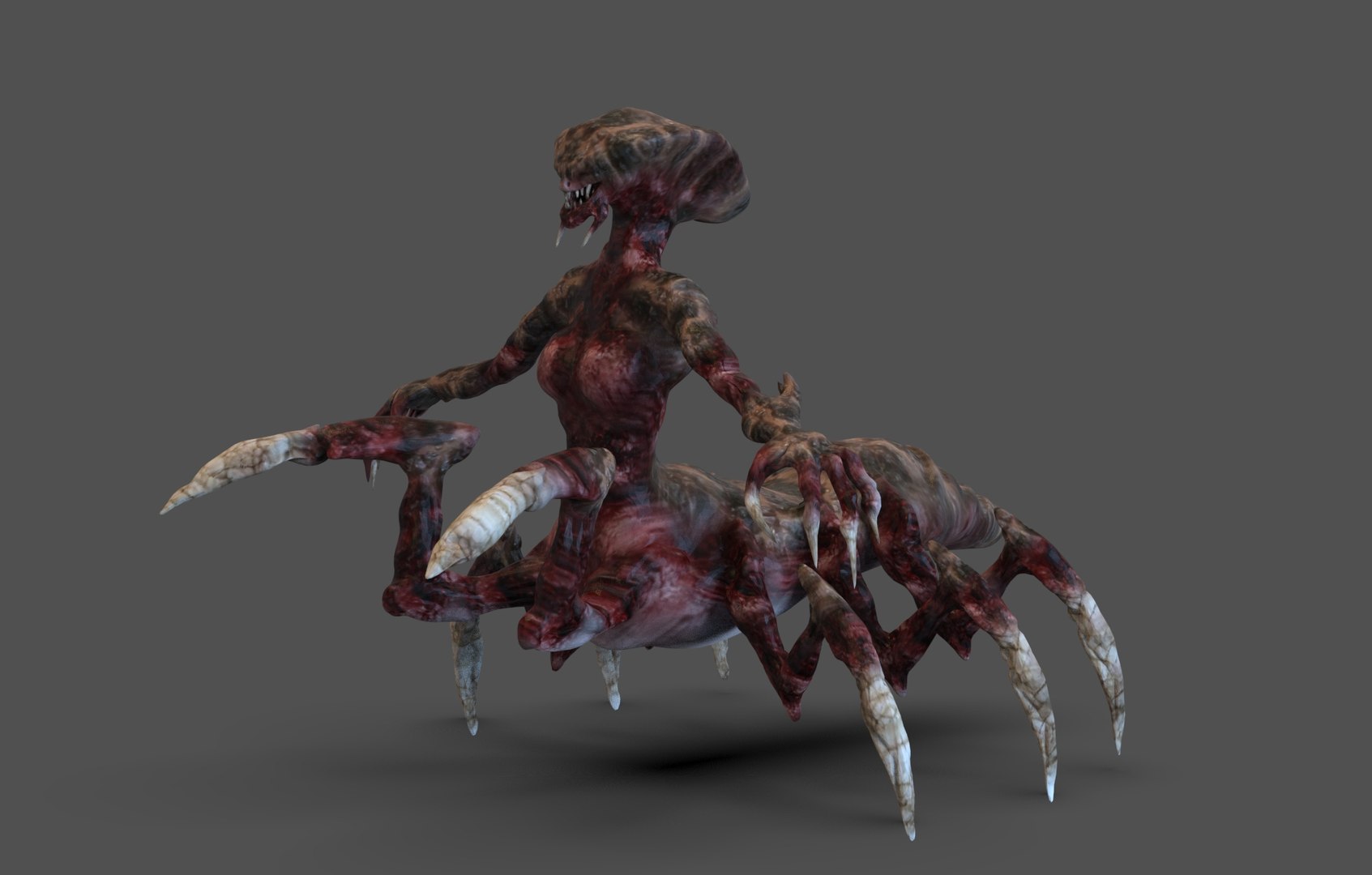 3D Spider Lady Monster - TurboSquid 2277432