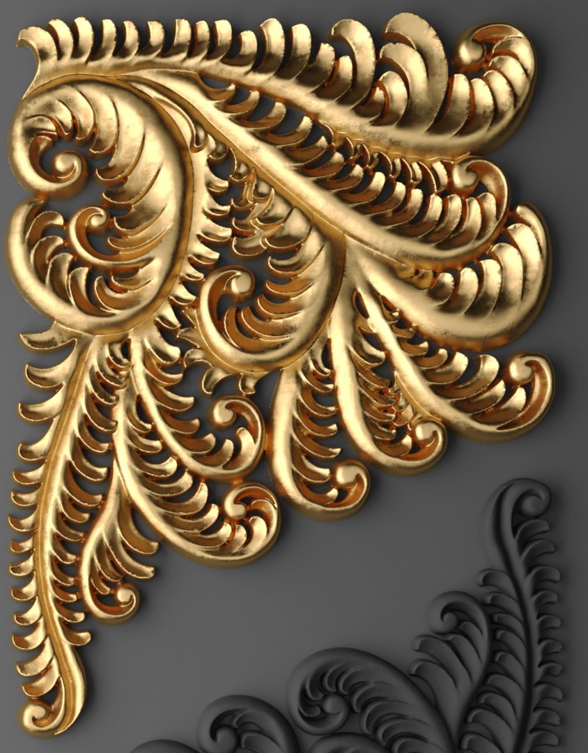 fretwork set 3d model