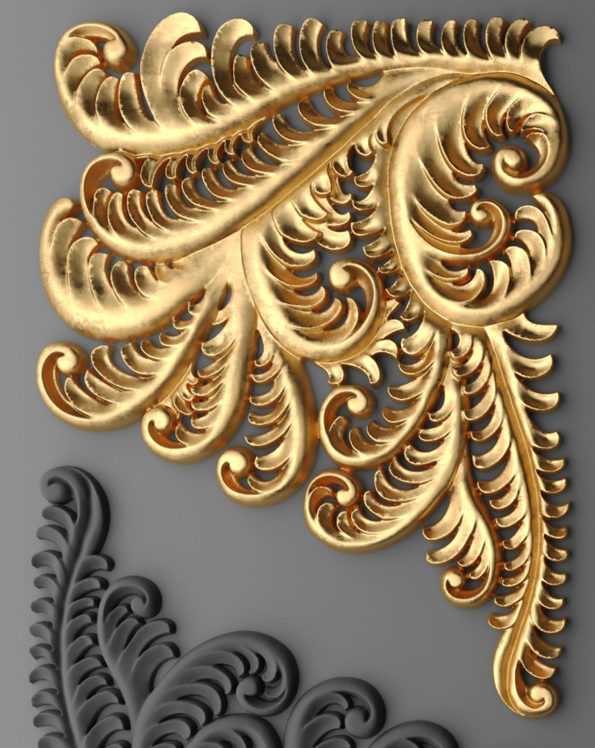 fretwork set 3d model