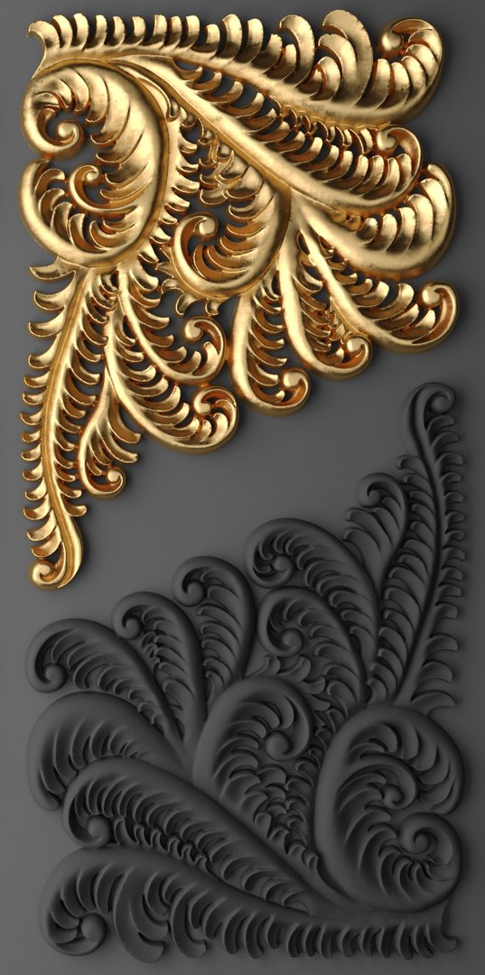 fretwork set 3d model