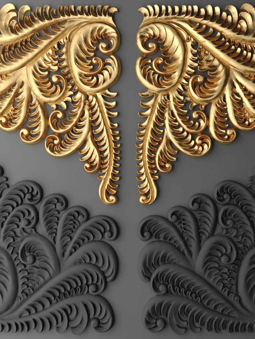 fretwork set 3d model