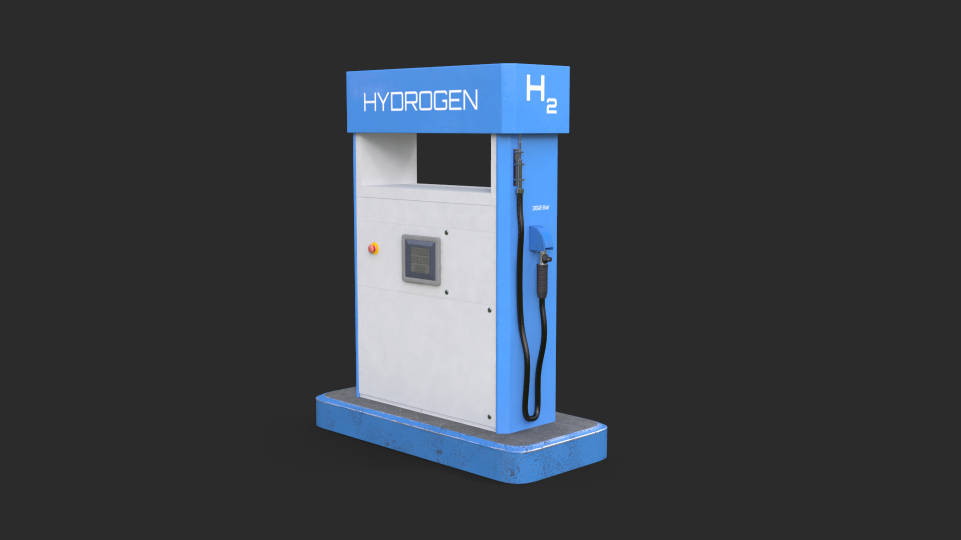 Hydrogen Dispenser 3D - TurboSquid 1934802