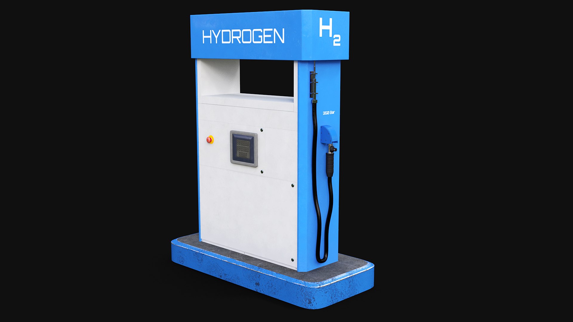 Hydrogen Dispenser 3D - TurboSquid 1934802