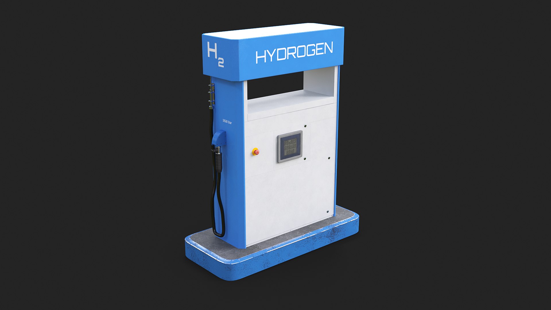 Hydrogen Dispenser 3D - TurboSquid 1934802