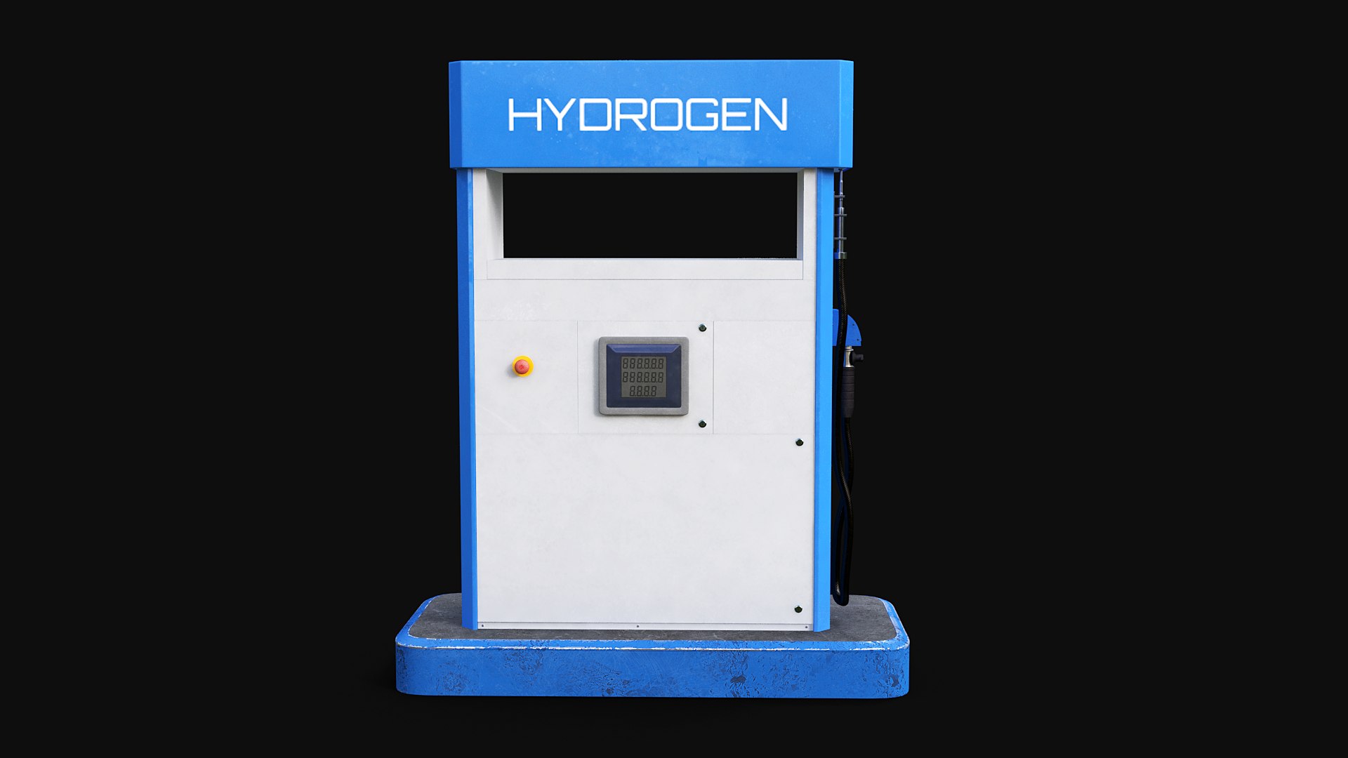 Hydrogen Dispenser 3D - TurboSquid 1934802