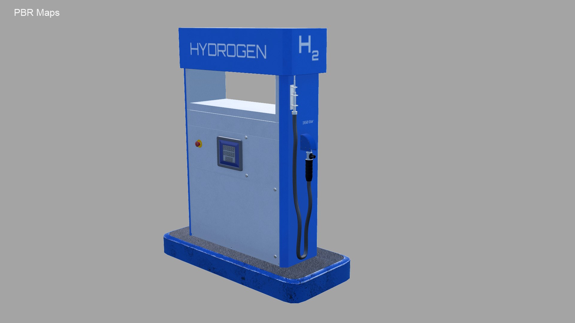 Hydrogen Dispenser 3D - TurboSquid 1934802