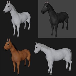 Horse Blender Models for Download | TurboSquid