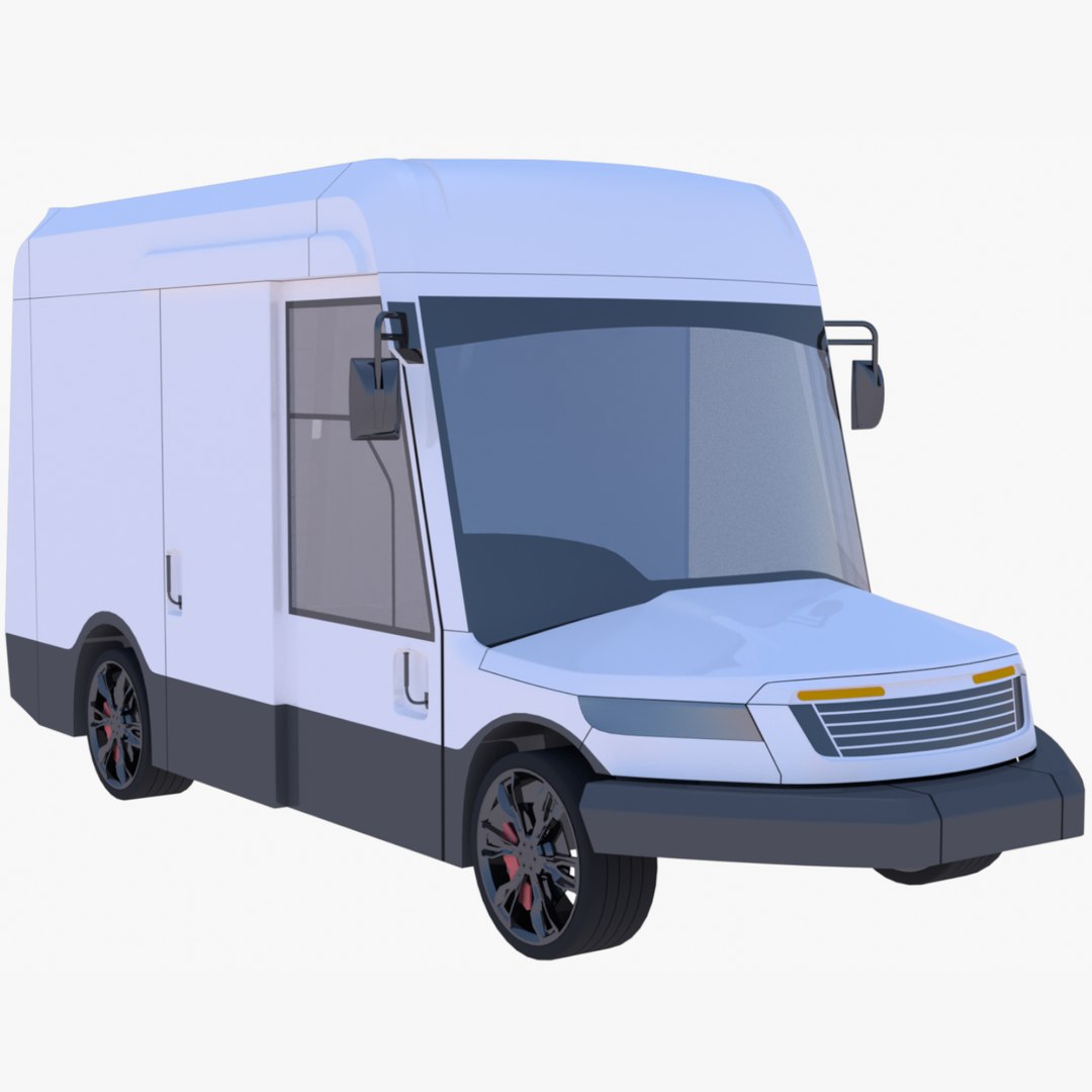 Oshkosh Delivery Van Model - TurboSquid 2223150