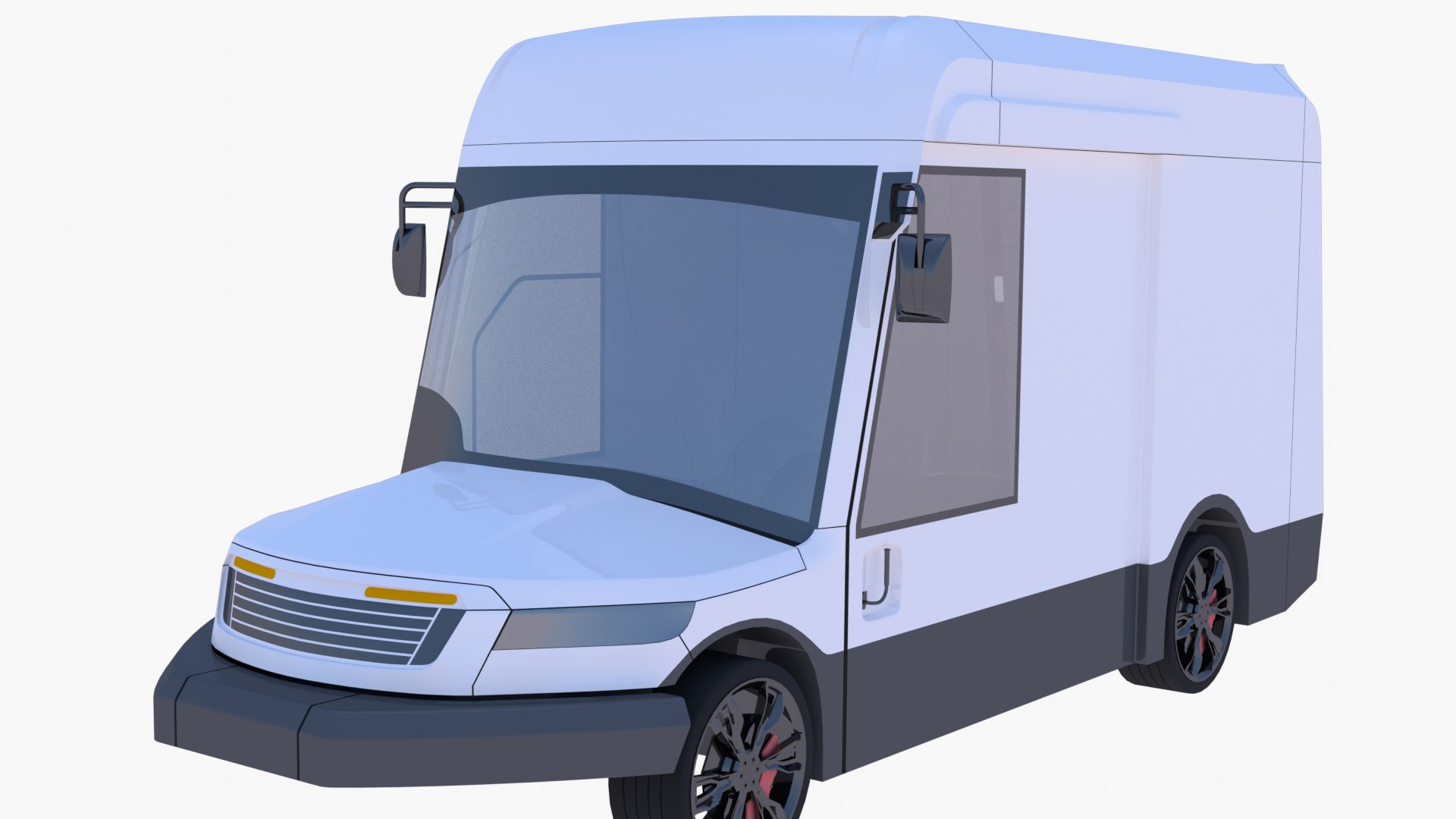 Oshkosh Delivery Van Model - TurboSquid 2223150