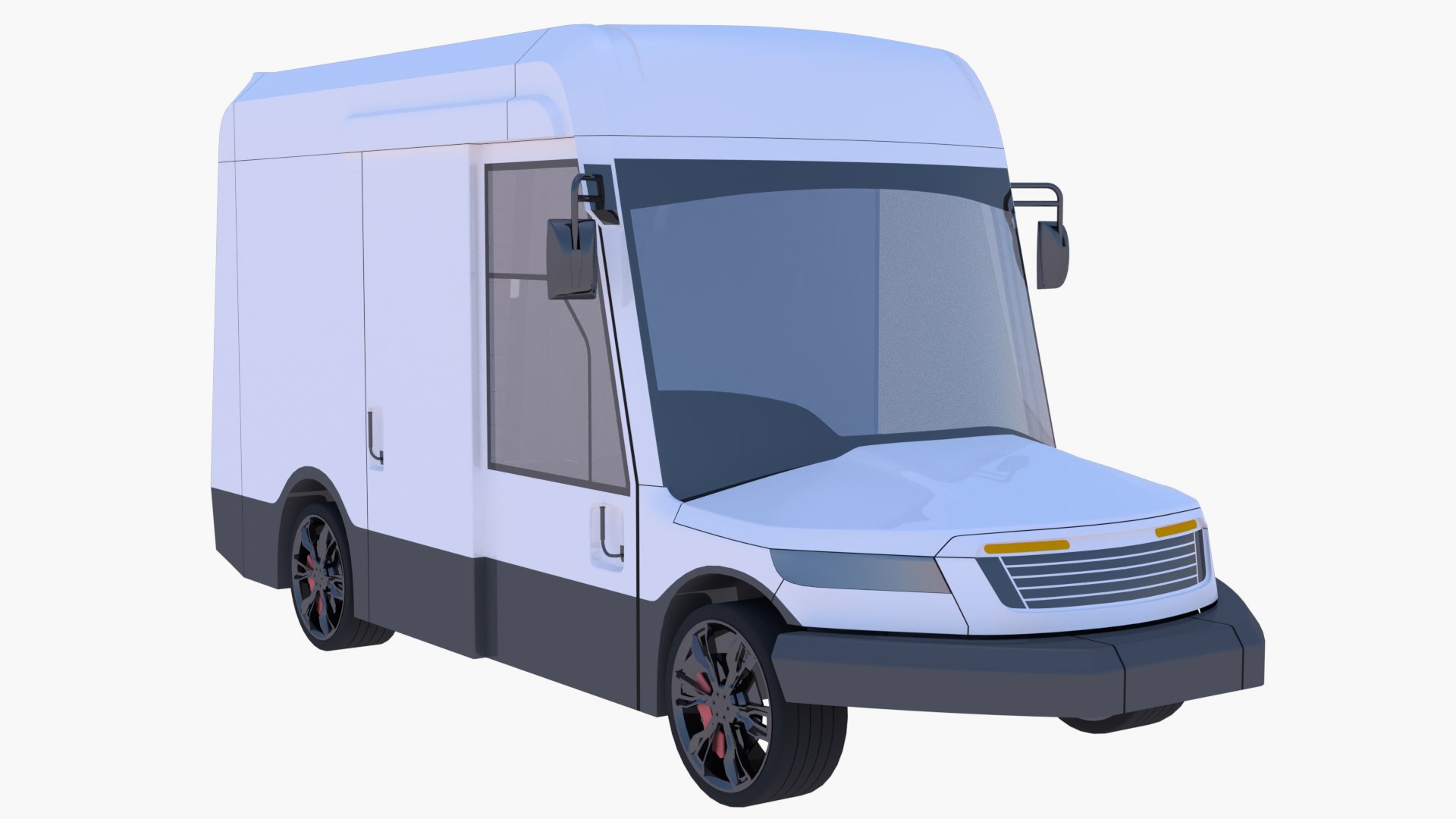 Oshkosh Delivery Van Model - TurboSquid 2223150