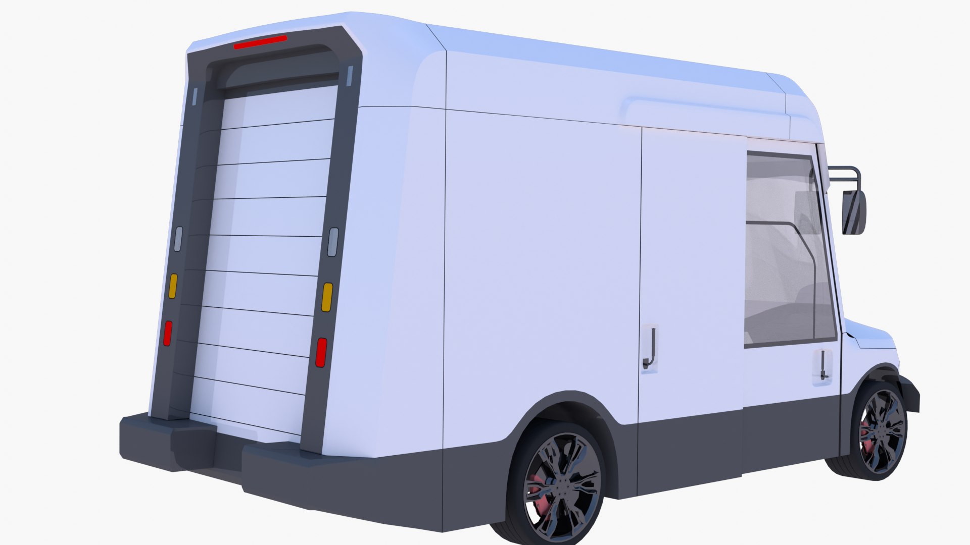 Oshkosh Delivery Van Model - TurboSquid 2223150