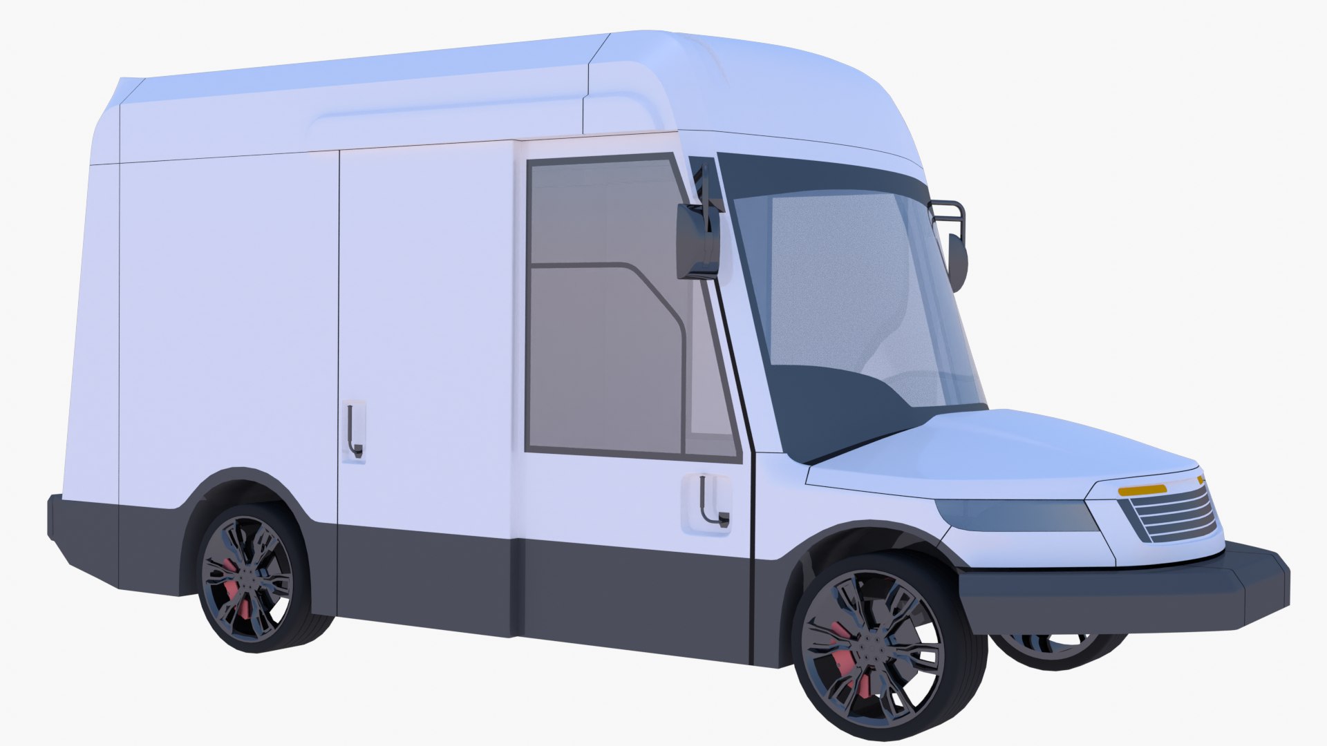 Oshkosh Delivery Van Model - TurboSquid 2223150