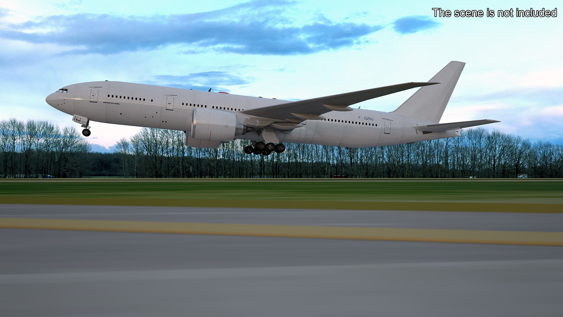 Boeing 777-200 Passenger Aircraft Rigged 3D Model - TurboSquid 2343259