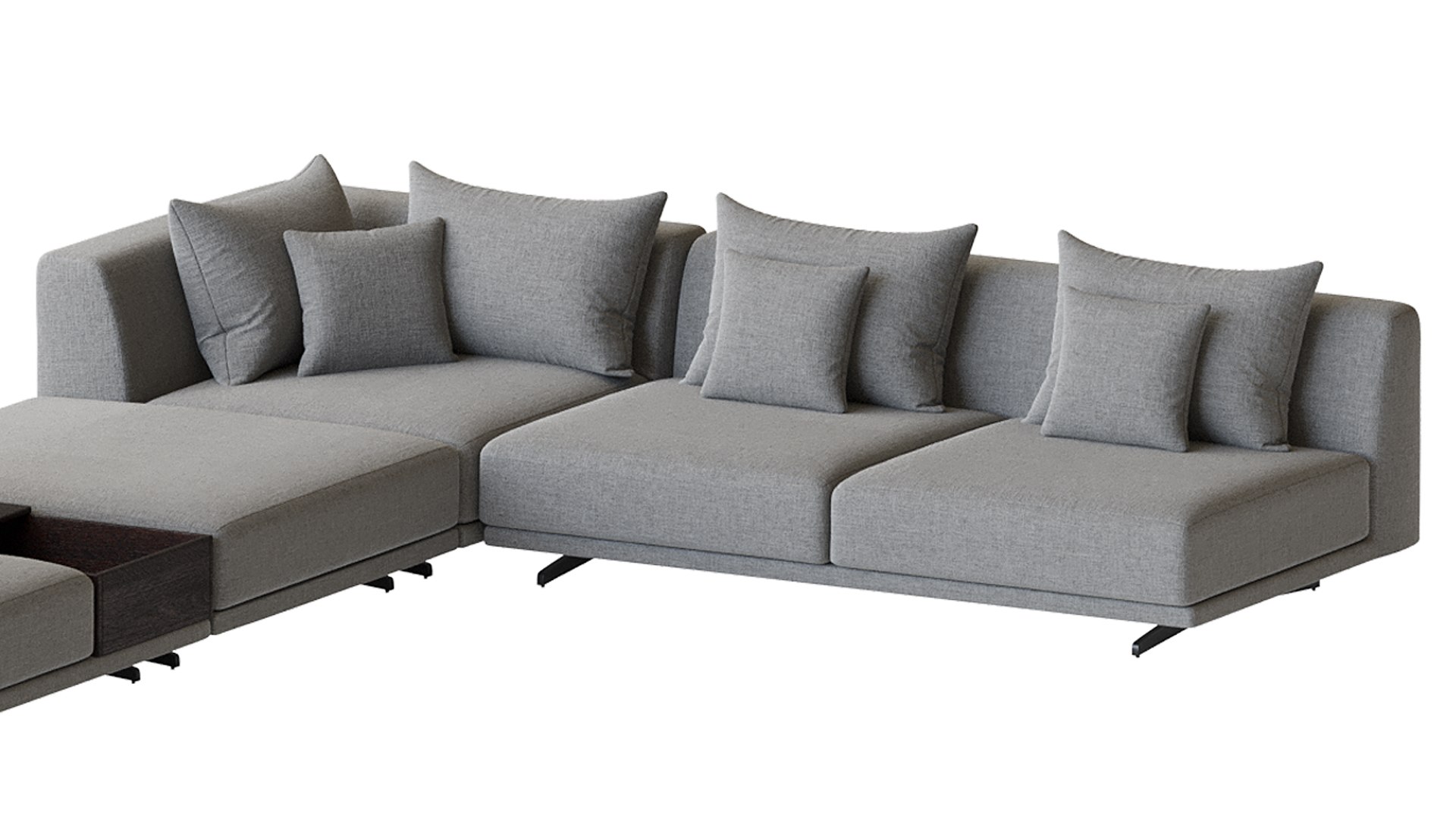 3D Model Endless Sofa 3 - TurboSquid 2185521