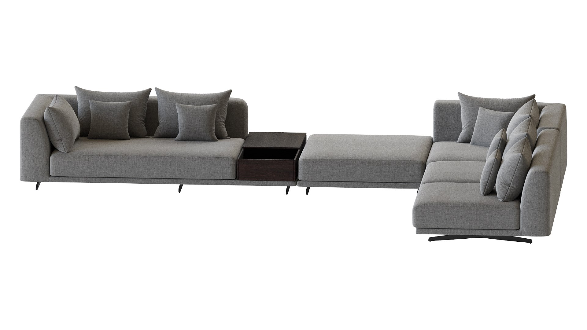 3D Model Endless Sofa 3 - TurboSquid 2185521