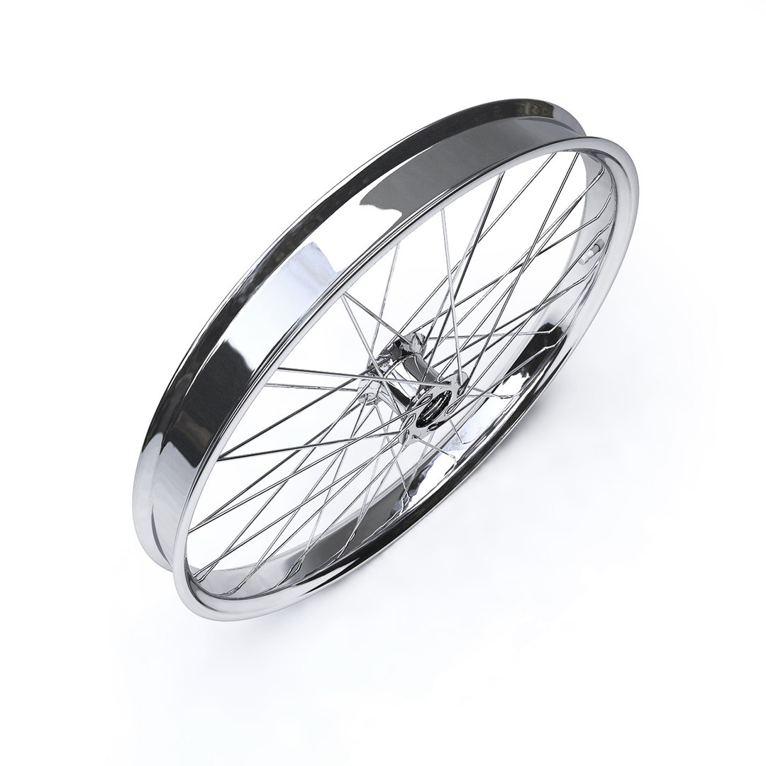 Racing Bicycle Wheels 3d Model