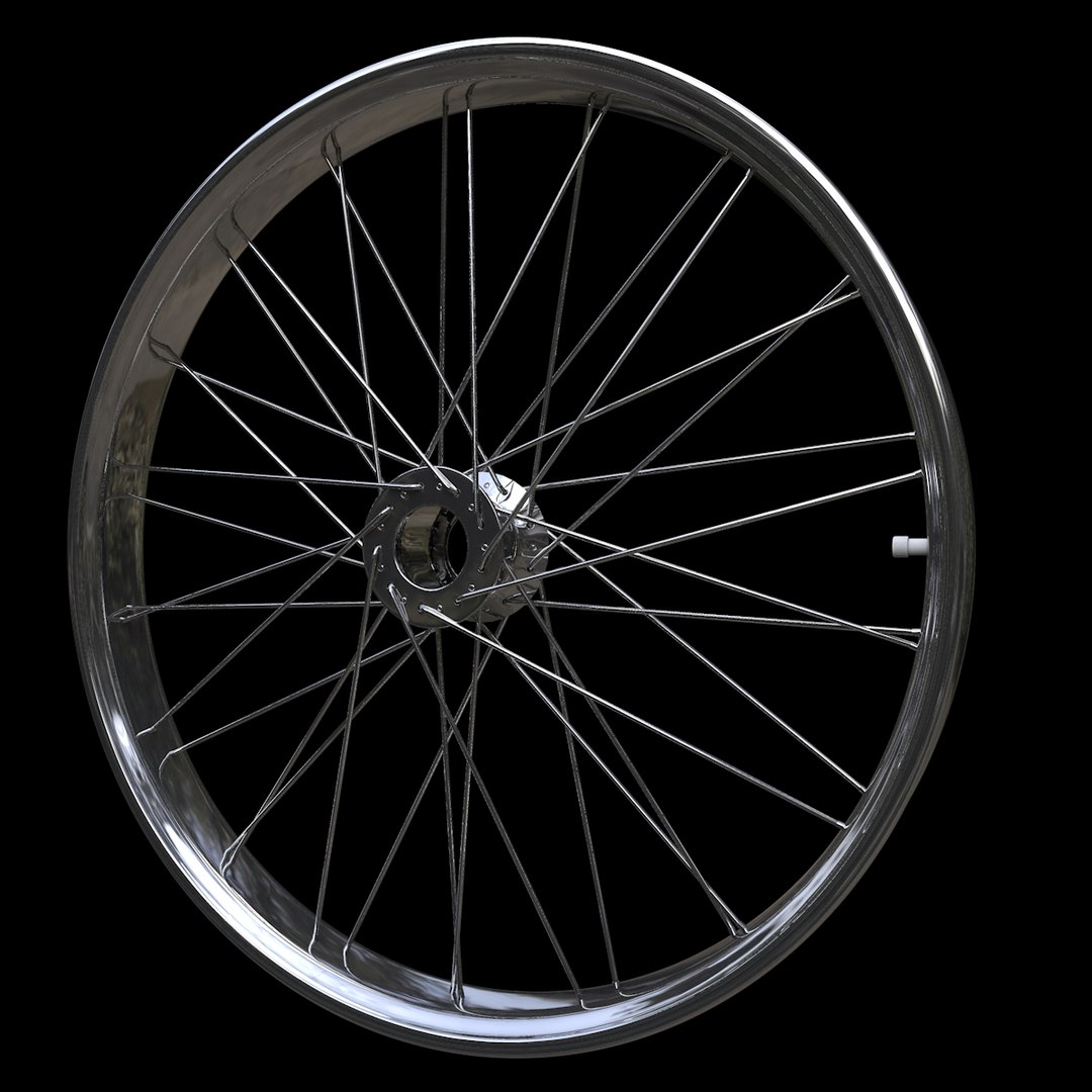 Racing Bicycle Wheels 3d Model