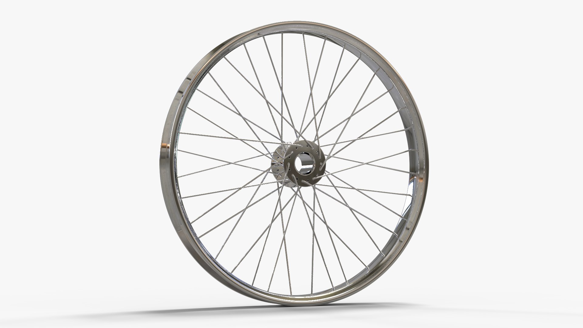 Racing Bicycle Wheels 3d Model