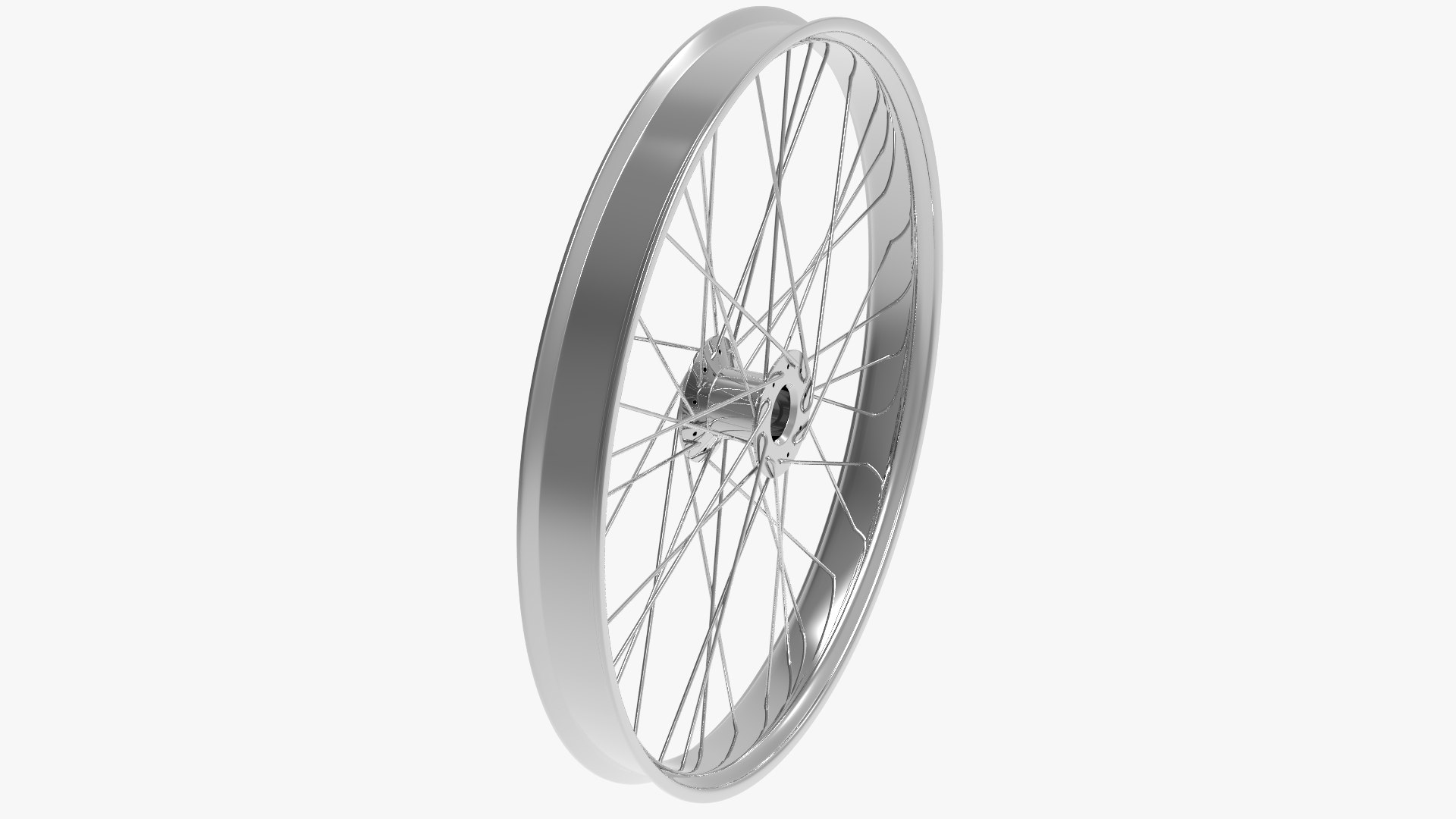 Racing Bicycle Wheels 3d Model