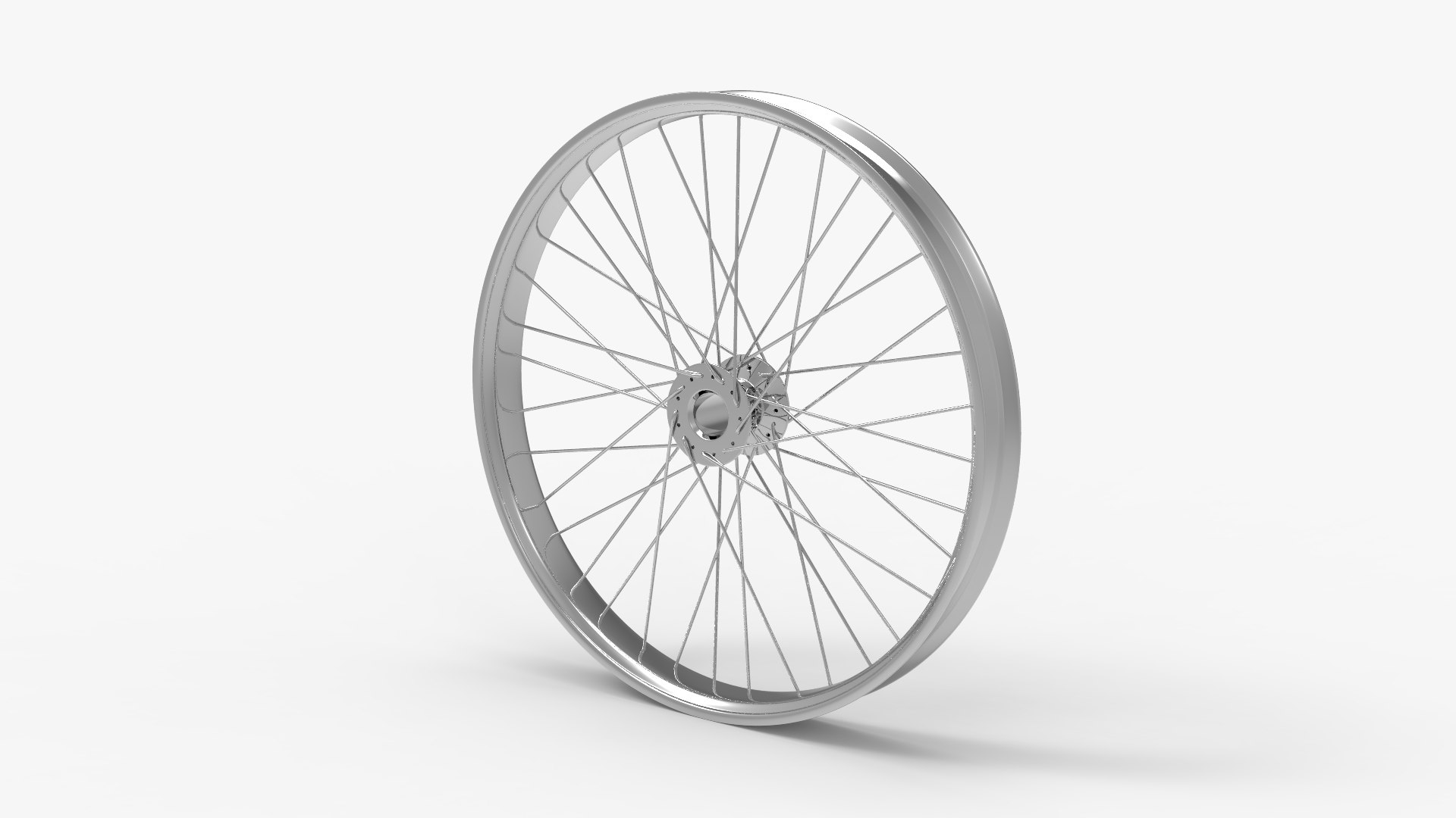 Racing Bicycle Wheels 3d Model