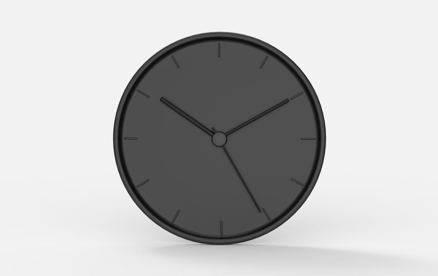 3D Clock Model Wall Low-poly 3D Model - TurboSquid 2335518