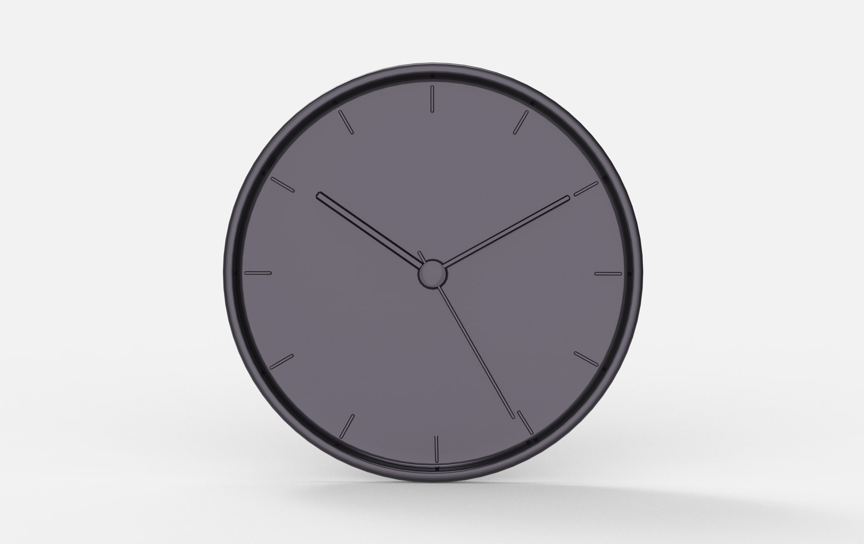3D Clock Model Wall Low-poly 3D Model - TurboSquid 2335518
